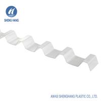 China OEM 16 Ft Corrugated Polycarbonate Roof Panels UV Protection 50 Micron for Warehouses for sale
