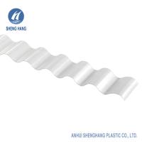 China OEM 16 Ft Corrugated Polycarbonate Roof Panels UV Protection 50 Micron for Warehouses for sale