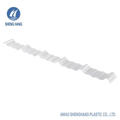 China 1.5mm Clear Corrugated Polycarbonate Sheet 840mm Width Greenhouse Roof Panel Waterproof for sale
