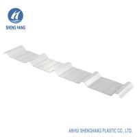 China Corrugated Polycarbonate Greenhouse Panel 1.2x3m 50 Micron UV Protection Clear for sale