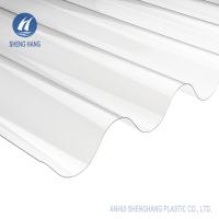 China Corrugated Polycarbonate Greenhouse Panel 1.2x3m 50 Micron UV Protection Clear for sale