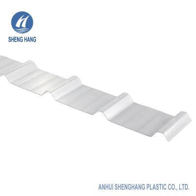 China 1.5mm 2.75x12ft Corrugated Polycarbonate Sheet Clear Plastic Roof Panel OEM for sale