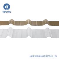 China Roofing Opaque Corrugated Polycarbonate Sheet 3.28ft ASTM E84 Fireproof for sale