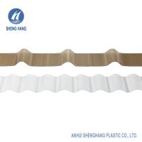 China Tinted Ribbed Corrugated Polycarbonate Sheet 0.8mm-3.0mm Thick UV Protected Roofing Panel for sale