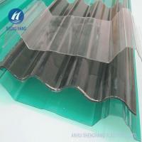 China Sabic Clear Corrugated Polycarbonate Roof Panel 0.8mm-3.0mm W900mm for Greenhouse for sale
