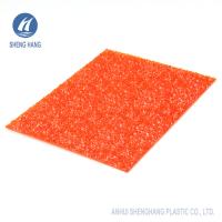 China 2mm Diamond Solid And Textured Polycarbonate Sheets 50 Micron UV Resistant Coated for sale