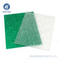China 2000*3000mm Colored Embossed Polycarbonate Sheet Diamond Bronze Orange for sale