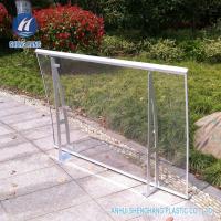 China Polycarbonate Door Canopy 900x1400mm 3mm Clear Anti UV Aluminum Alloy Bracket for sale