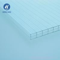 China SGS Greenhouse Triple Wall Polycarbonate Panel 4x8 Fire Resistant for sale
