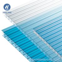 China SGS Greenhouse Triple Wall Polycarbonate Panel 4x8 Fire Resistant for sale