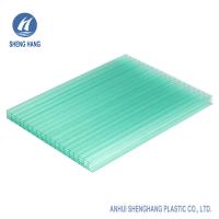 China 14mm Four Wall Polycarbonate Sheet 2100x3000mm UV Protection 80um for sale