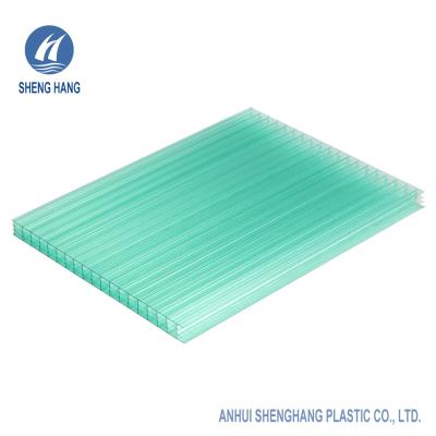 China 14mm Four Wall Polycarbonate Sheet 2100x3000mm UV Protection 80um for sale