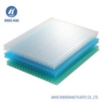 China 14mm Four Wall Polycarbonate Sheet 2100x3000mm UV Protection 80um for sale