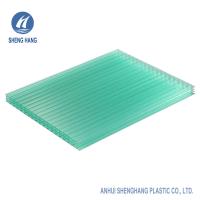 China 12mm Hollow Core Polycarbonate Sheet Board Facade UV Proof Durable for sale