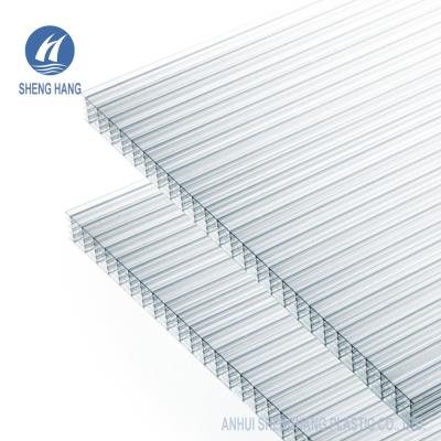 China Windows Fireproof Five Wall Polycarbonate Panels 12mm 2100*6000mm for sale
