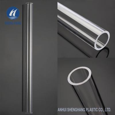 China 1000mm Clear Extruded Acrylic Tube 3mm Wall Thickness PMMA Plexiglass Pipe SGS for sale