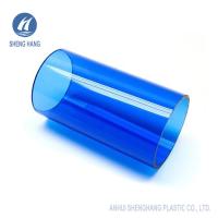 China Wholesale PMMA Acrylic Tubes 25mm OD Wearproof Nontoxic Blue Colored for sale