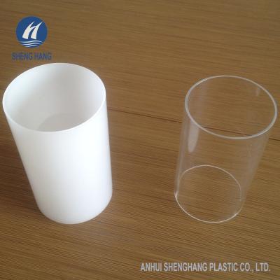 China Clear Acrylic Plastic Tube 100mm OD Anti UV Plexiglass Pipe for Lighting for sale
