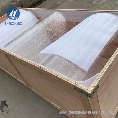 China Cast Acrylic Tube 50mm to 1800mm OD Clear Cylinder Pipe ISO9001 Crackproof for Aquarium Tank for sale
