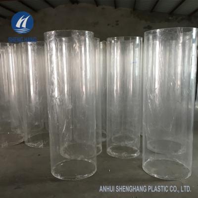 China 3000mm Cast Acrylic Tube OD50mm Clear Plexiglass Cylinder Non-Toxic Durable for sale