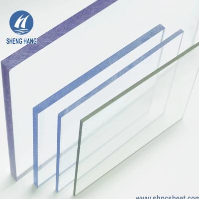 China Transparent Polycarbonate Solid Sheet Double Sided UV 1.2mm to 25mm for sale