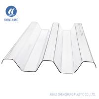 China Colored Transparent Corrugated Polycarbonate Roofing Sheet Co Extrusion for sale