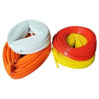 China White Silicone Fiberglass Sleeve Flexible High Temperature Fiberglass Sleeve Flame Retardant for sale