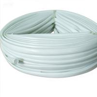 China White Silicone Fiberglass Sleeve Flexible High Temperature Fiberglass Sleeve Flame Retardant for sale