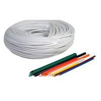 China White Silicone Fiberglass Sleeve Flexible High Temperature Fiberglass Sleeve Flame Retardant for sale