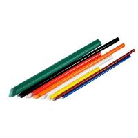 China White Silicone Fiberglass Sleeve Flexible High Temperature Fiberglass Sleeve Flame Retardant for sale