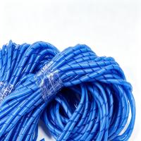 China Blue Silicone Rubber Tubing High Temperature Silicone Spiral Wrap Flexible for sale
