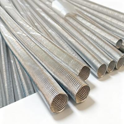 China Customized Aluminum Foil Fiberglass Sleeve RoHS Corrugated Cable Sleeve for sale