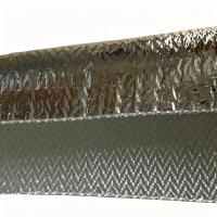 China Self Wrapping Wire Harness Sleeves Aluminum Foil Fiberglass Hose Sleeve for sale