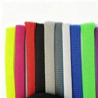 China Black PET Wire Sleeve Anti Abrasion Expandable Braided Cable Sleeving Customized for sale