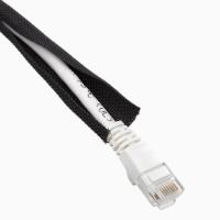 China Braided Self Wrapping Sleeve Wear Resistant Braided Cable Sleeve RoHS Compliant for sale
