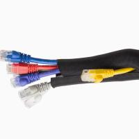 China Braided Self Wrapping Sleeve Wear Resistant Braided Cable Sleeve RoHS Compliant for sale