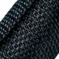 China Lightweight Self Wrapping Braided Sleeving Flame Retardant PET Braided Sleeve Halogen Free for sale