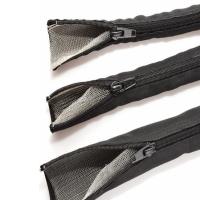 China Reusable Zippered Cable Sleeve Customized Cable Shielding Sleeve Black for sale