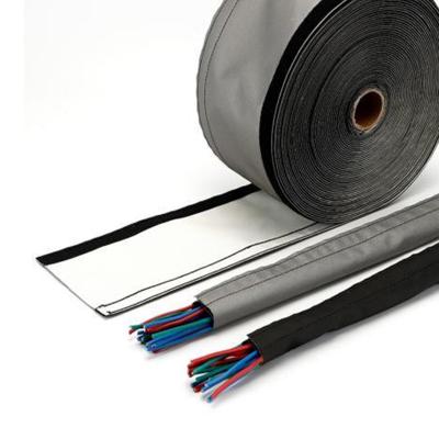 China Noise Reduction Velcro Cable Sleeve Lightweight High Temp Cable Sleeve Heat Resistant for sale