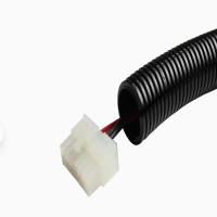 China Polyamide 12 Corrugated Flexible Conduit Anti Torsion Black Corrugated Conduit for sale