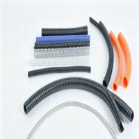 China Polyamide 12 Corrugated Flexible Conduit Anti Torsion Black Corrugated Conduit for sale