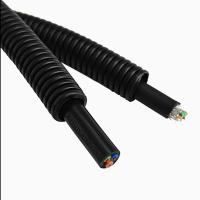 China PE / PP / PA Nylon Corrugated Flexible Conduit Custom Corrugated Cable Conduit for sale