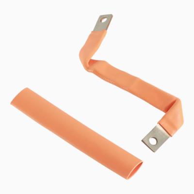 China Eco Friendly Orange Heat Shrink Tube Custom Heat Shrink Tubing For Electric Vehicle Busbar Insulation for sale