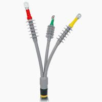 China Outdoor Medium Voltage Cable Termination 35kV Cold Shrink Termination Kit UV Resistant for sale