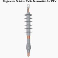 China Outdoor Medium Voltage Cable Termination 35kV Cold Shrink Termination Kit UV Resistant for sale