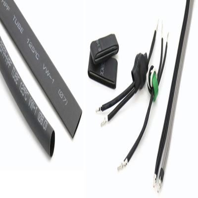 China Anti Corrosion Glossy Heat Shrink Tubing Red Phosphorus Free Halogen Free Heat Shrink Tube for sale