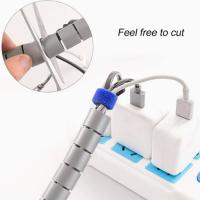 China Flexible Spiral Wrap Sleeving PE Spiral Cable Sleeve For Cable Protection for sale