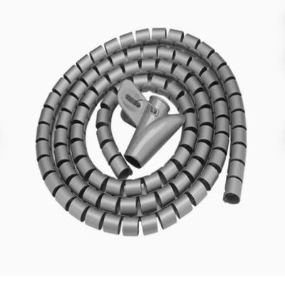 China Flexible Spiral Wrap Sleeving PE Spiral Cable Sleeve For Cable Protection for sale