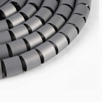 China Flexible Spiral Wrap Sleeving PE Spiral Cable Sleeve For Cable Protection for sale