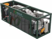 China 4/6/8m3 Continuous Skid Mounted Biomass Sawdust Carbonization Furnace Mobile Charcoal Making Machine for sale